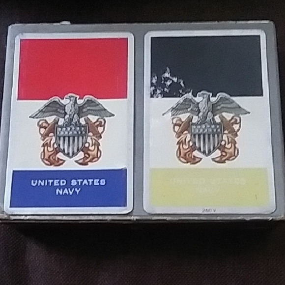 vtg | Games | Congress Playing Cards Double Deck Us Navy Playing Cards ...
